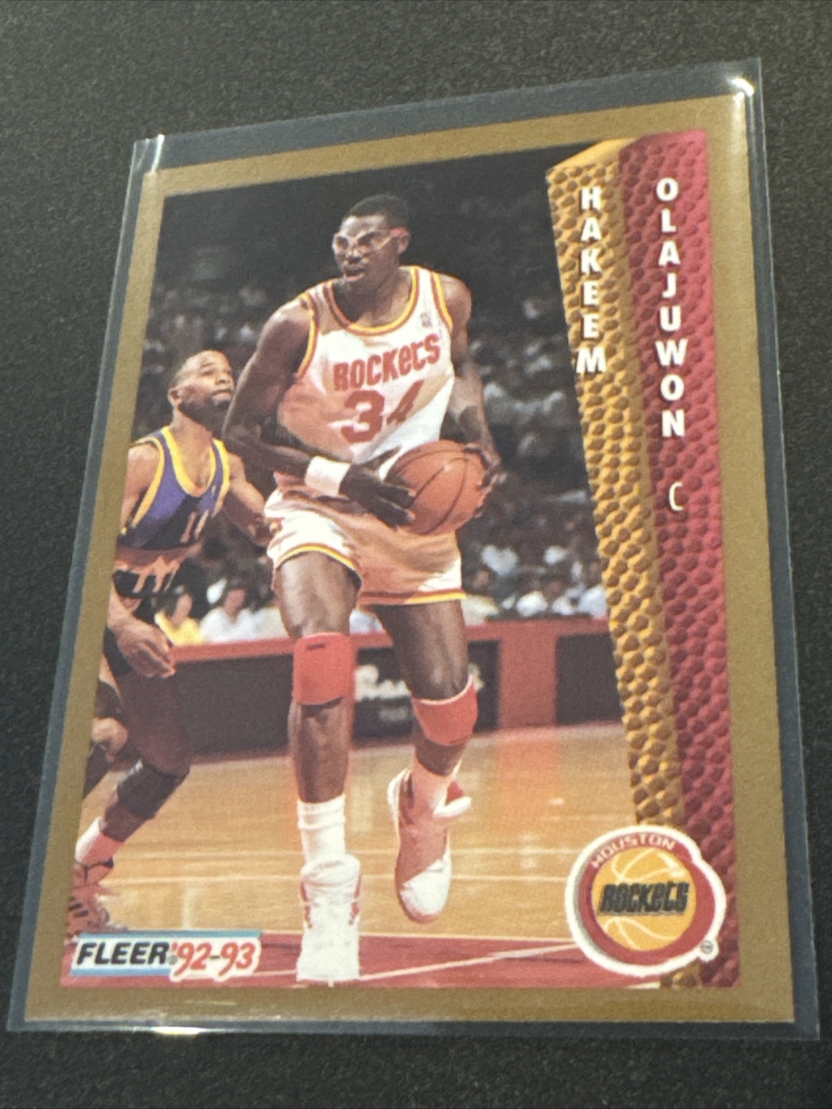 1992-93 Fleer Hakeem Olajuwon Card NM | eBay