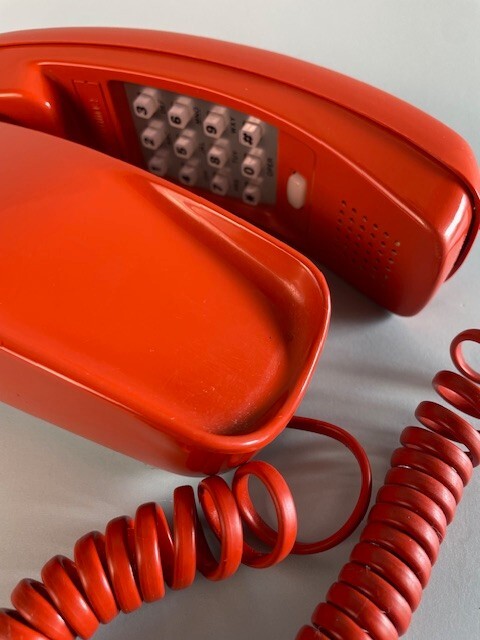 Vintage 1970’s TouchTone Trimline Push Button Telephone - Burnt Orange ...
