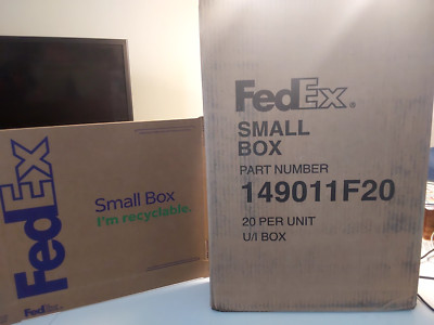 FedEx Small Box Part Number 149011F20 (20 pcs) | eBay
