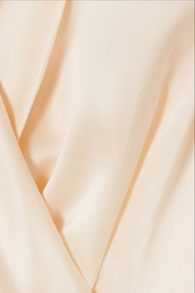 Zimmermann Silk Wrap Mini Dress | Cream/Off-White Sueded Silk Cocktail ...