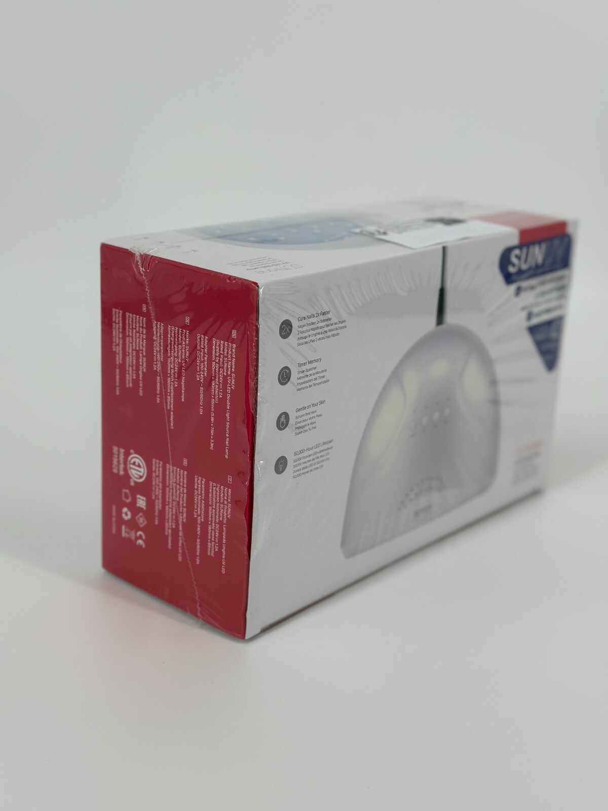 SUNUV Model SUN1 2-in-1 LED/UV Nail SUNone Lamp White Manicure Small ...