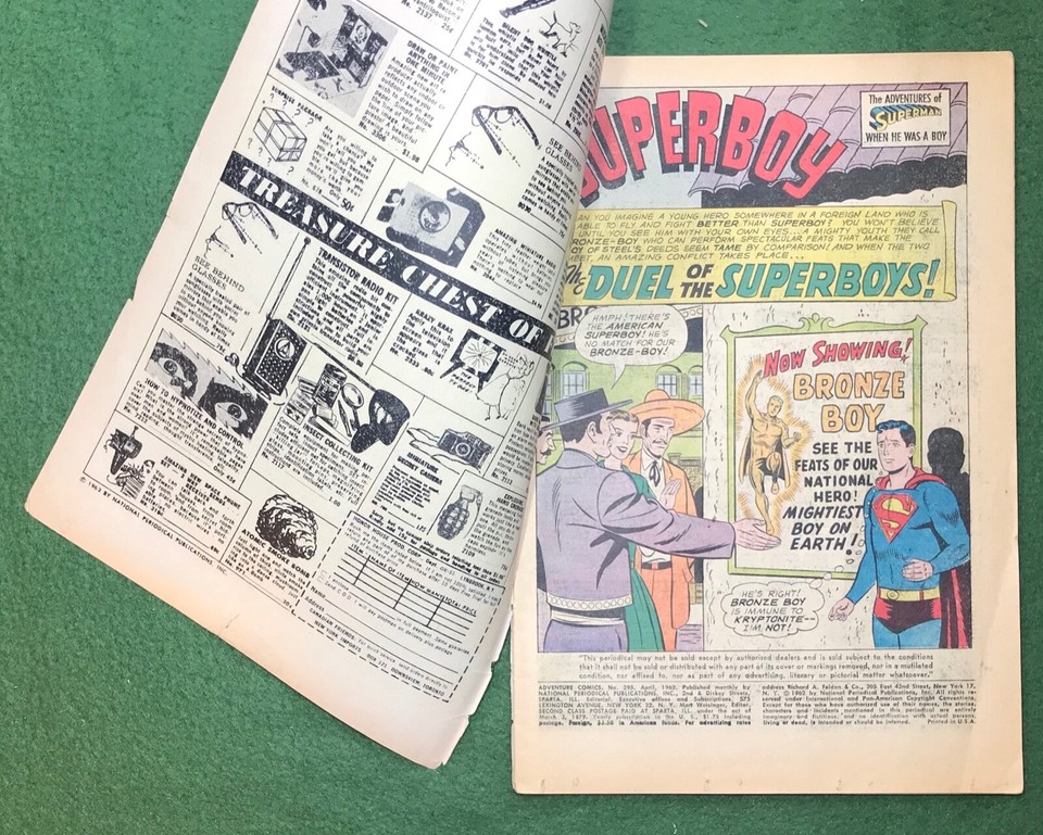 Adventure Comics #295 DC Silver Age 1st Bizarro Titano Super Ape ...