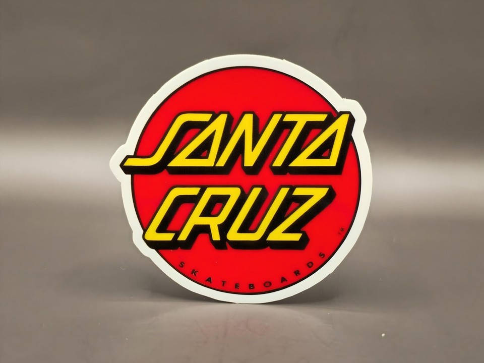 Santa Cruz Inspired Stickers Skateboard Surf Wave Beach California ...