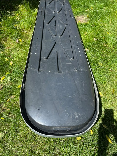 Thule Evolution 500 Roof Box in silver and in very good used condition ...