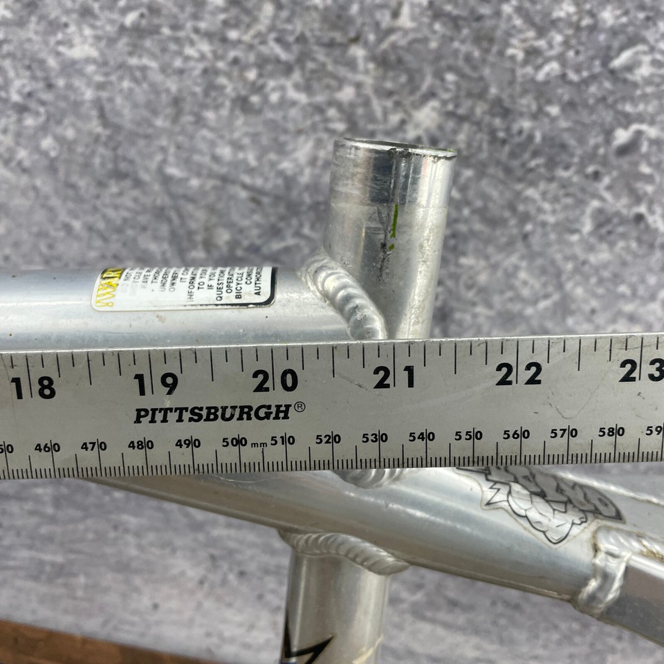 Diamond Back Assault Franko BMX Frame Silver 7005 Alloy Old School BMX ...