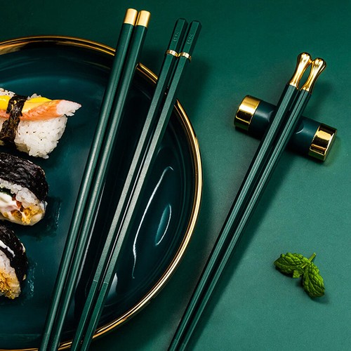 5Pairs/Set High Quality Non-Slip Chopsticks Home Hotel Restaurant ...