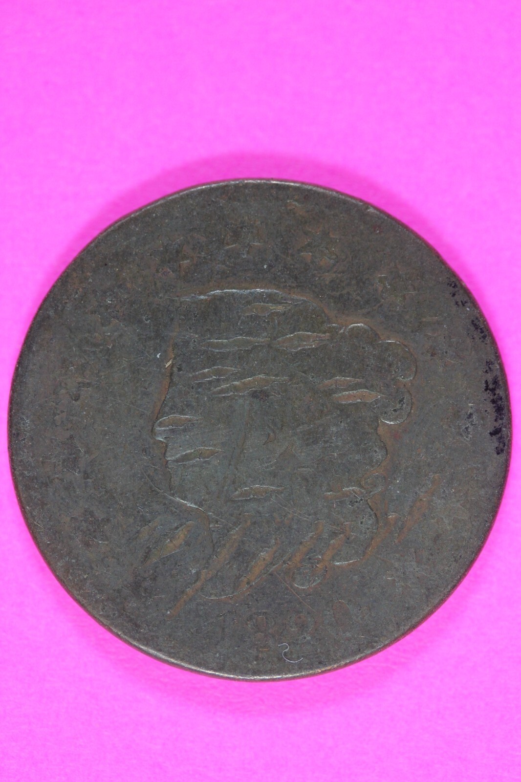 Cull 1820 Large Date Large Cent Coronet Head Liberty Exact Early Coin ...