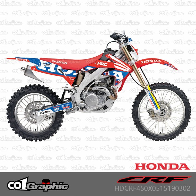 GRAPHICS DECALS STICKERS FULL KIT FOR HONDA CRF450X 2005-2018 | eBay