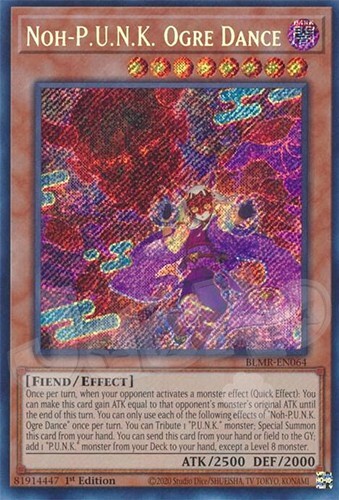 Yugioh - Noh-P.U.N.K. Ogre Dance - 1st Edition Secret Rare NM - Free ...