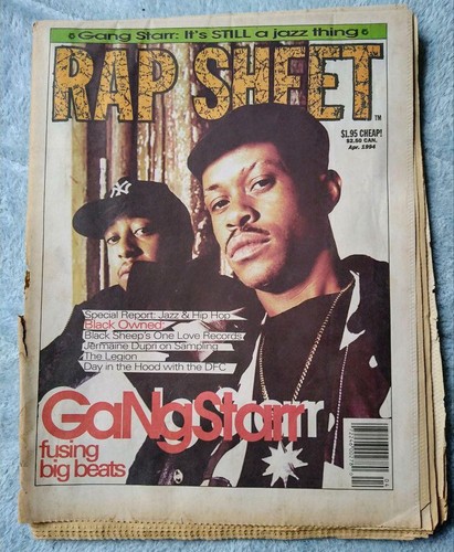 RAP SHEET 1994 GANG STARR WU-TANG NAS Magazine #PGAI5Y | eBay