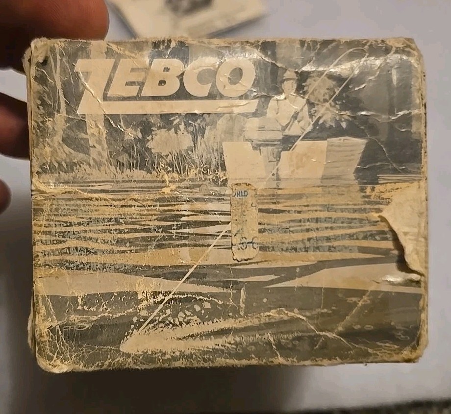 Vintage ZEE BEE Zebco 202 Spinning Reel with Box Manual Insert Made In ...