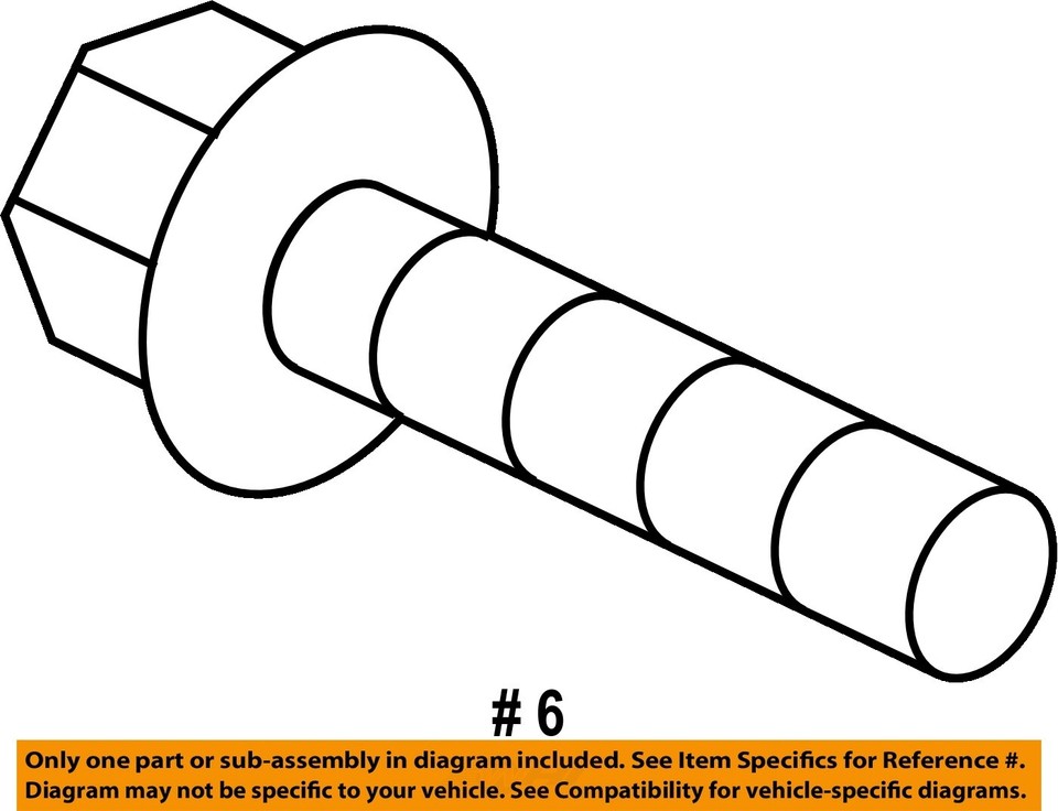 GM OEM 13-24 Acadia Suspension Components-Lateral Arm Bolt 11610909 | eBay