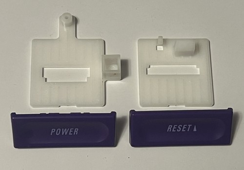 Super Nintendo SNES Power & Reset Buttons - Original Replacement Used ...