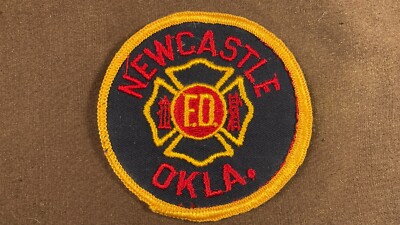 Newcastle Oklahoma Fire Department Patch Firefighter Vintage OK | eBay