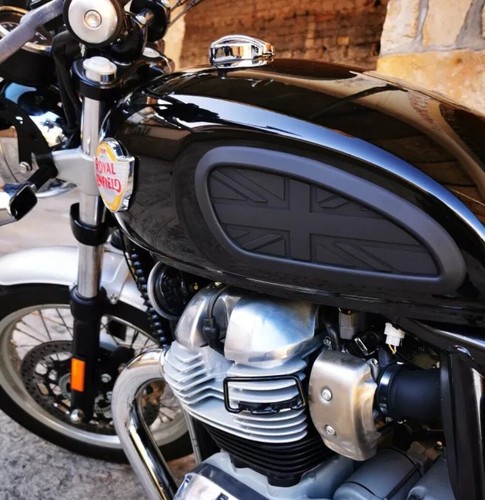 Pair Retro Cafe Racer Gas Fuel Tank Sticker Knee Tank pad Grip Decal ...