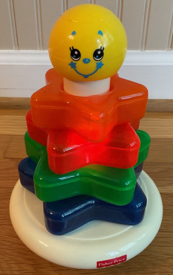Fisher Price Sparkling Symphony Star Stacker Lights Work, No Sound | eBay