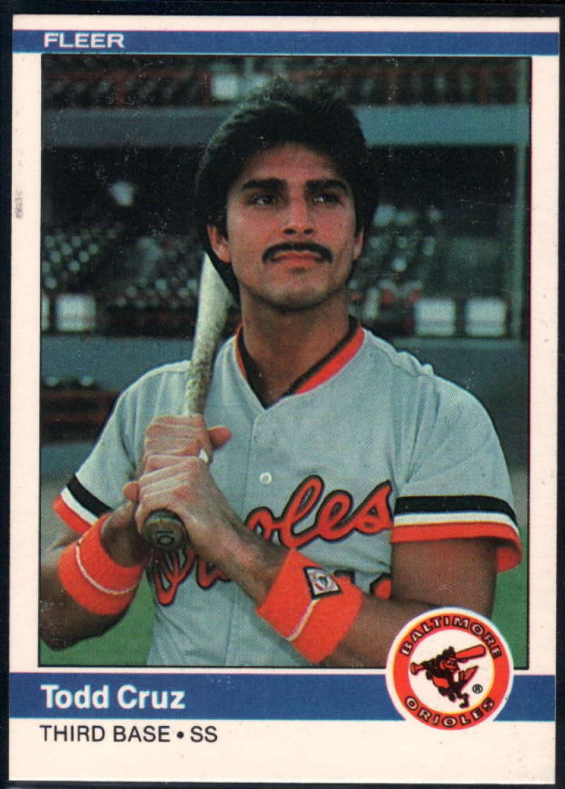1984 Fleer #3 Todd Cruz Orioles | eBay