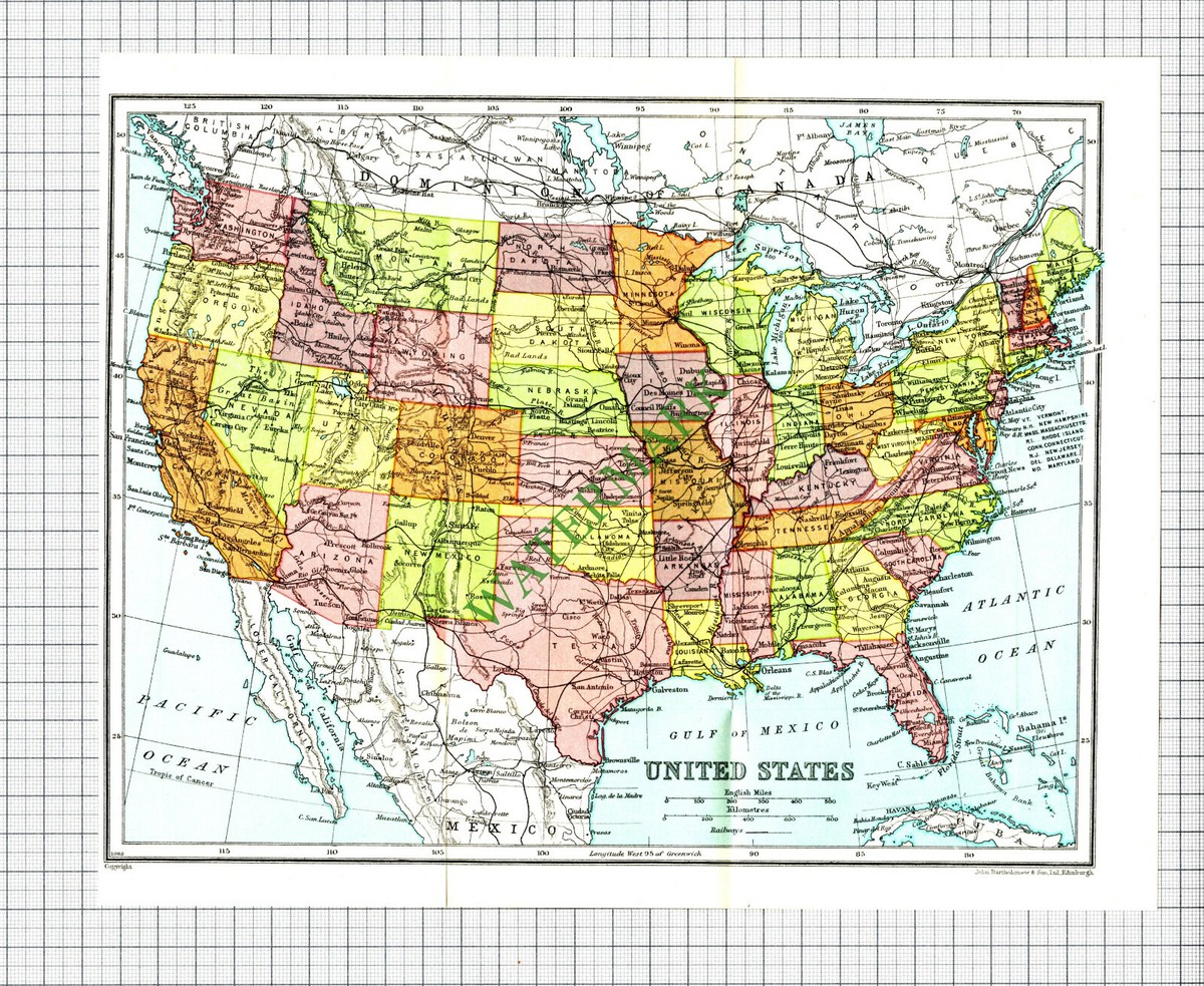 Mini Maps Of United States Of America Amazon.com : 2 Sided Desk Map