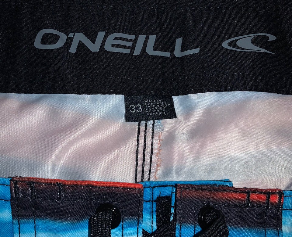 Oneill Swim Trunks Board Shorts Bathing Suit- Men’s 33 | eBay