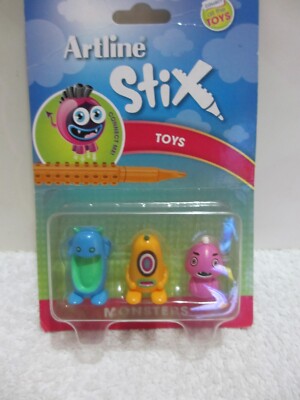ARTLINE STIX TOYS MONSTERS 3 PACK | eBay