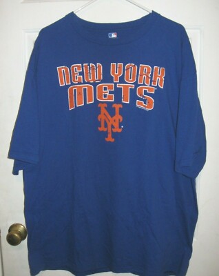 New York Mets MLB Nike Classic Blue New York Mets Team Logo 2XL T-Shirt ...