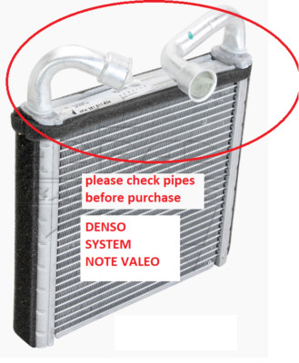 Heater core For VW Golf Mk7 Passat 3C Tiguan Crafter Skoda replaces ...