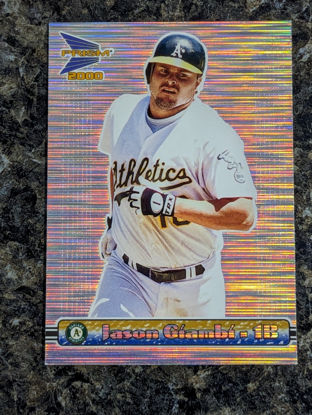 2000 Pacific Prism Tinsel Silver #105 - Jason Giambi Oakland Athletics - PR /331 | eBay