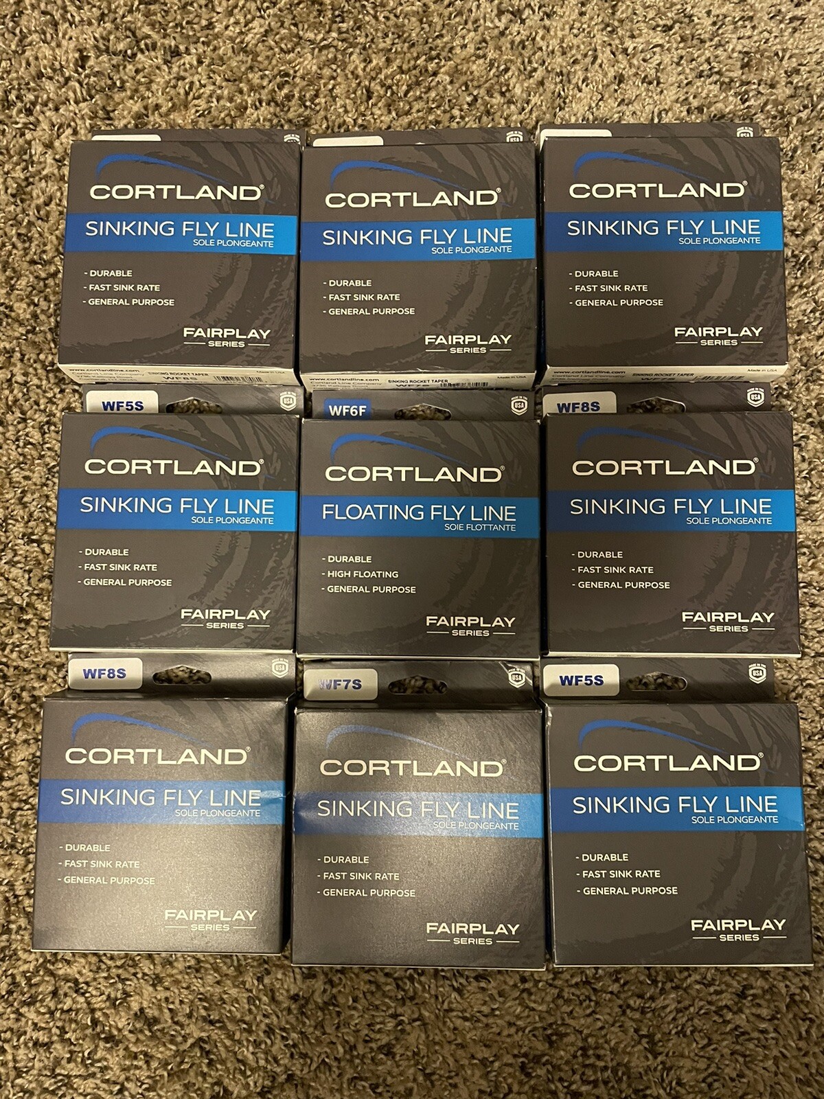 Cortland, Fishing/Fly Fishing Floating Fly Line 84ft (FairPlay Series ...