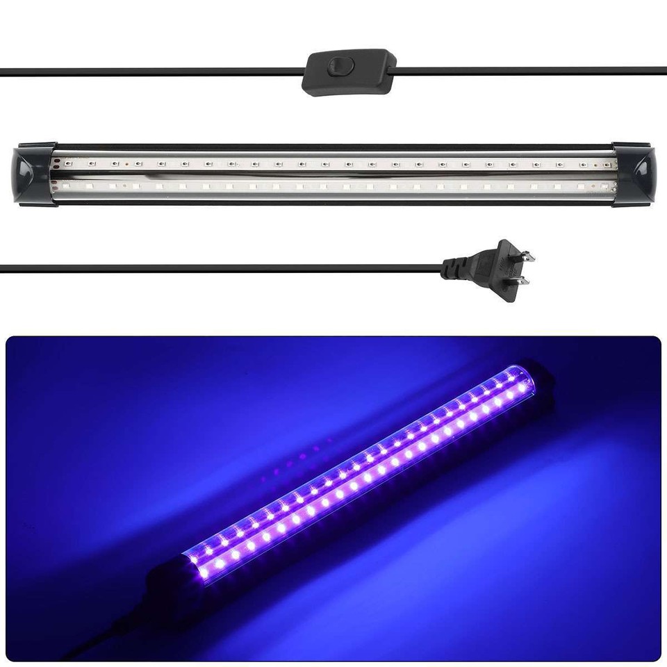 UV Black Light Bar Fixtures Ultraviolet Lamp Strip US Plug DJ Party ...