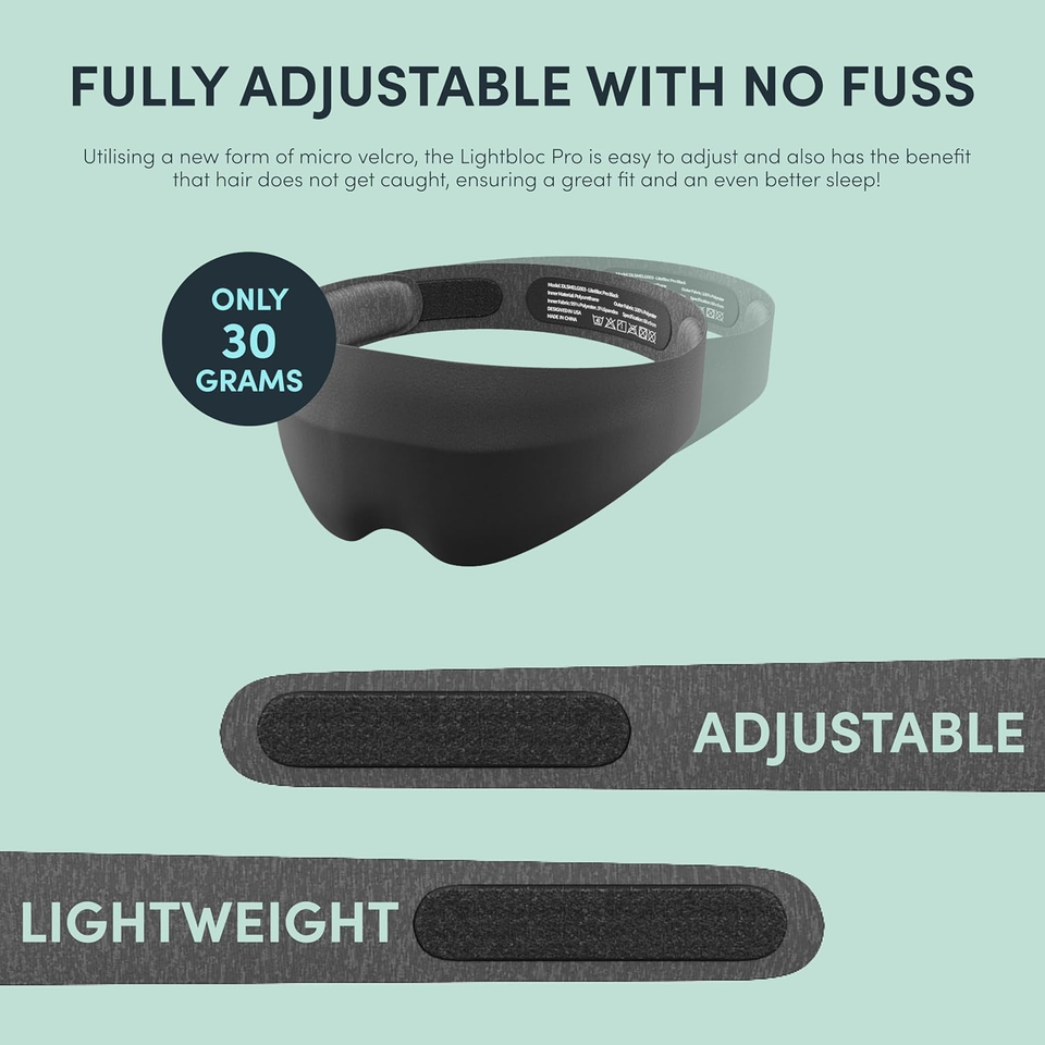 Sleep Mask Blackout Eye Mask for Sleeping for Men and Women (3D Hollow ...