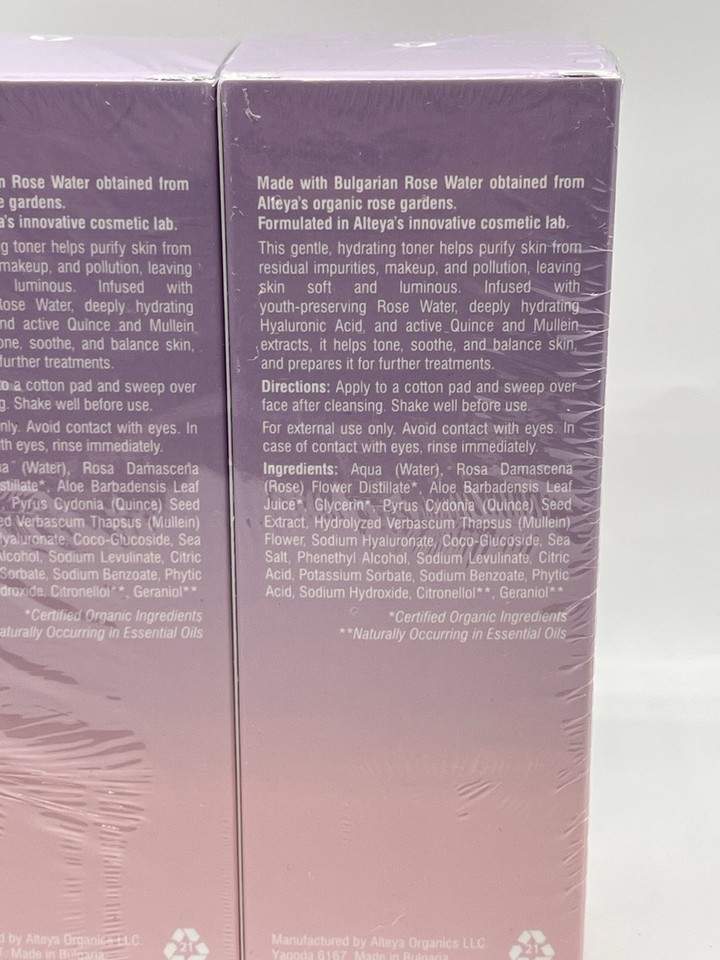 ALTEYA Luminous Rose, Hydrating Flower Toner 8 fl oz - 2 Pack | eBay