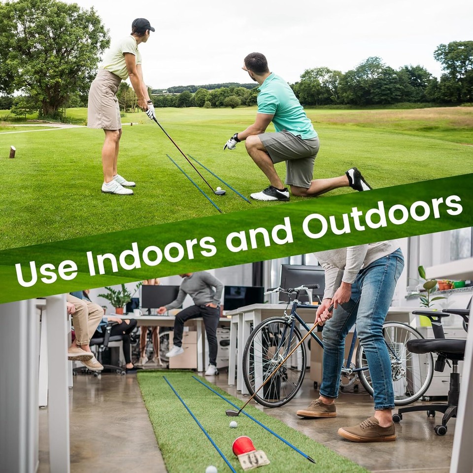 Golf Alignment Training Sticks 3 Pack - 48 Inch Golf Alignment Aid ...