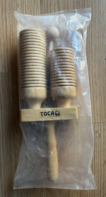 TOCA PERCUSSION TWO TONE WOOD BLOCKS CAT. # T-2111 In It’s Original ...