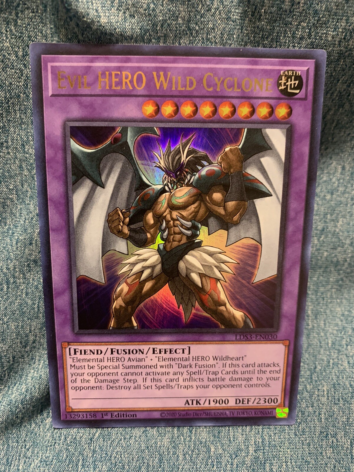 Evil HERO Wild Cyclone LDS3-EN030 Legendary Duelists: Season 3 1st ...