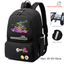 Splatoon 3 canvas Backpack School bag 3 layer laptop travel bags ...