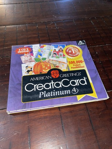 CreataCard Platinum 4 PC CD print holiday events using own picture ...