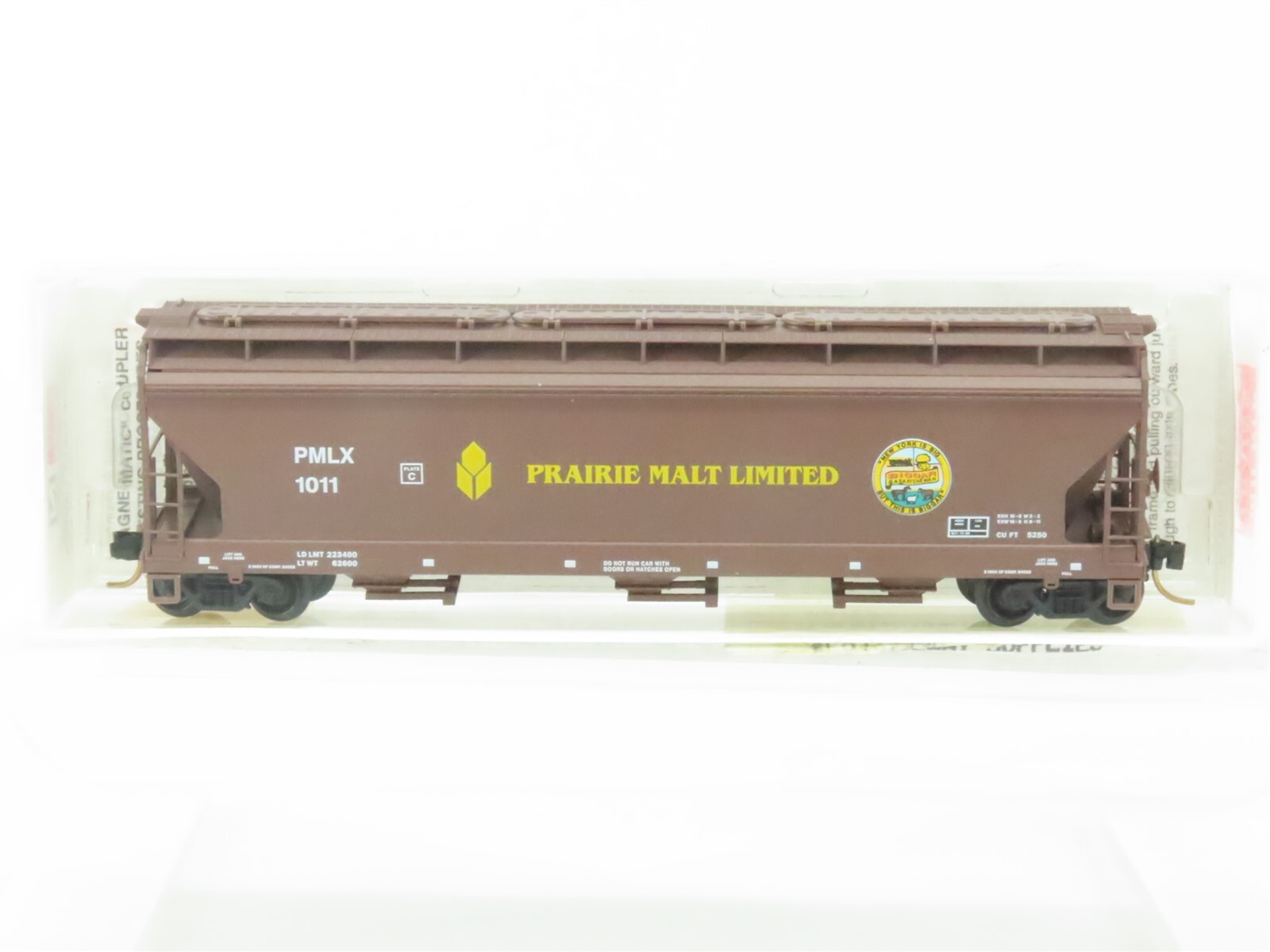 N Scale Micro-Trains MTL 94130 Prairie Malt Limited 3-Bay Covered ...