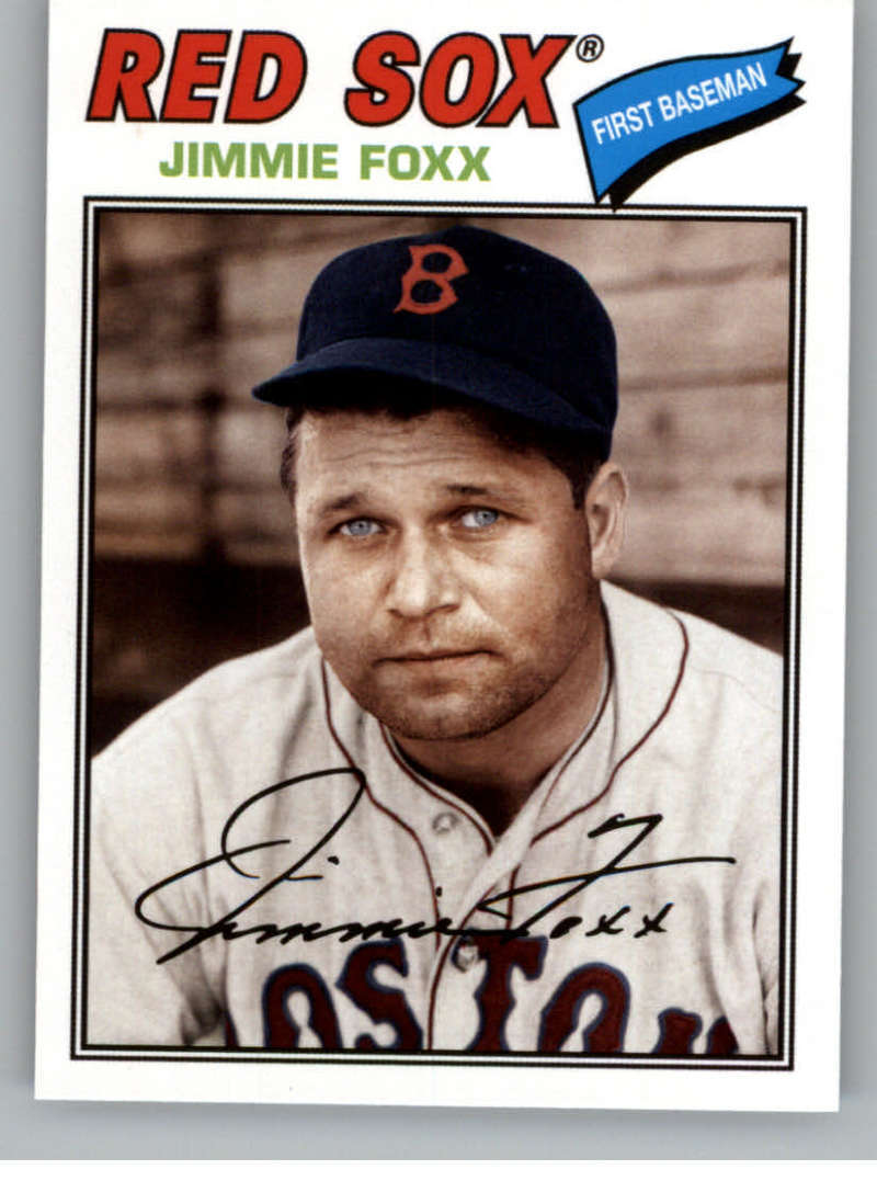 2018 Topps Archives #156 Jimmie Foxx Boston Red Sox Baseball Card NM-MT ...