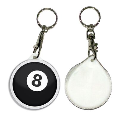8 Ball Key Ring Round Button Badge (55mm) | eBay UK