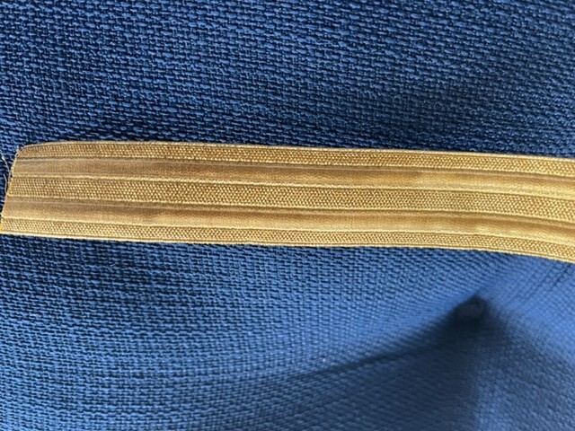 5 Yards Gold US Navy Braid, Permagold, 1 inch (2.54 cm) | eBay