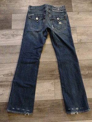 True Religion Billy Jeans 30 (RN# 112790 CA# 30427) Botton Pockets | eBay