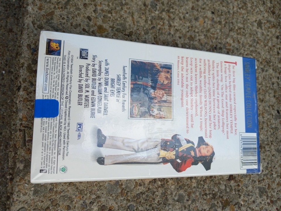 Shirley Temple In Bright Eyes VHS | eBay
