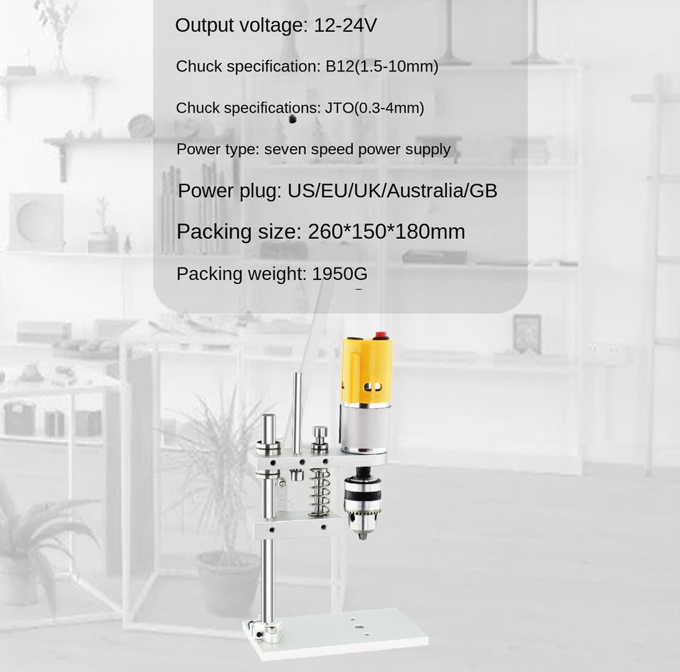 Desktop Drill Desktop Drilling Machine DC Chuck High Precision and High ...