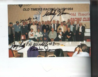 1994 Race Car Legend Autographed Photo by 6 w/ Bubba Beck & Pee Wee ...