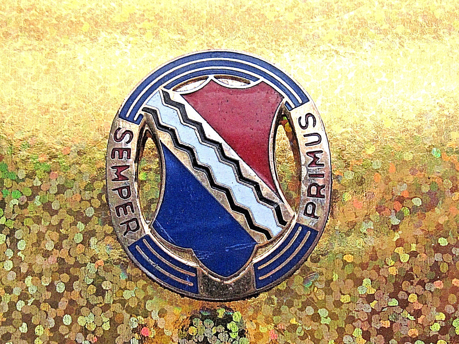 SEMPER PRIMUS 1st Infantry Regiment - hat pin , tie tac , lapel pin ...