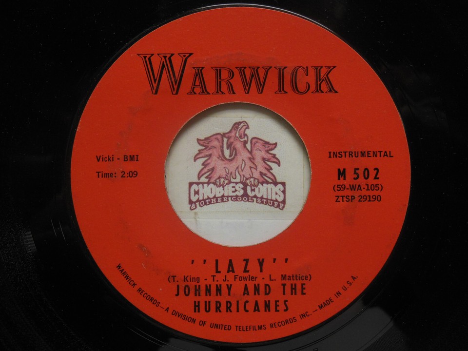 Johnny And The Hurricanes - Crossfire / Lazy, 45 RPM G+ (7M) | eBay