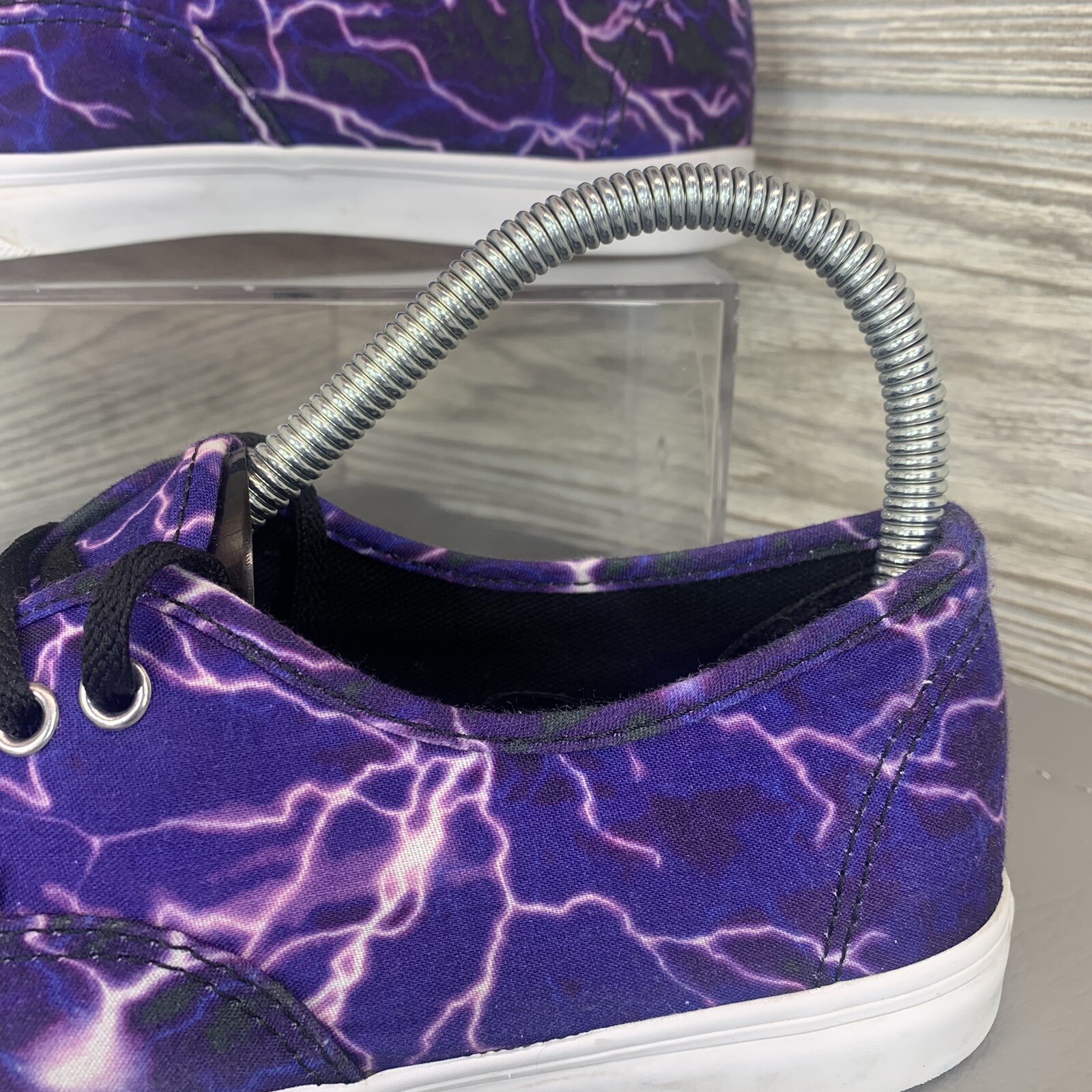Vans Purple Lightning Strike Men 5.5 Women 7 Lace Up … - Gem