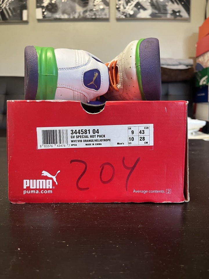 2007 Puma GV Special HOT PACK 10 White Heliotrope RARE Leather 344581 ...