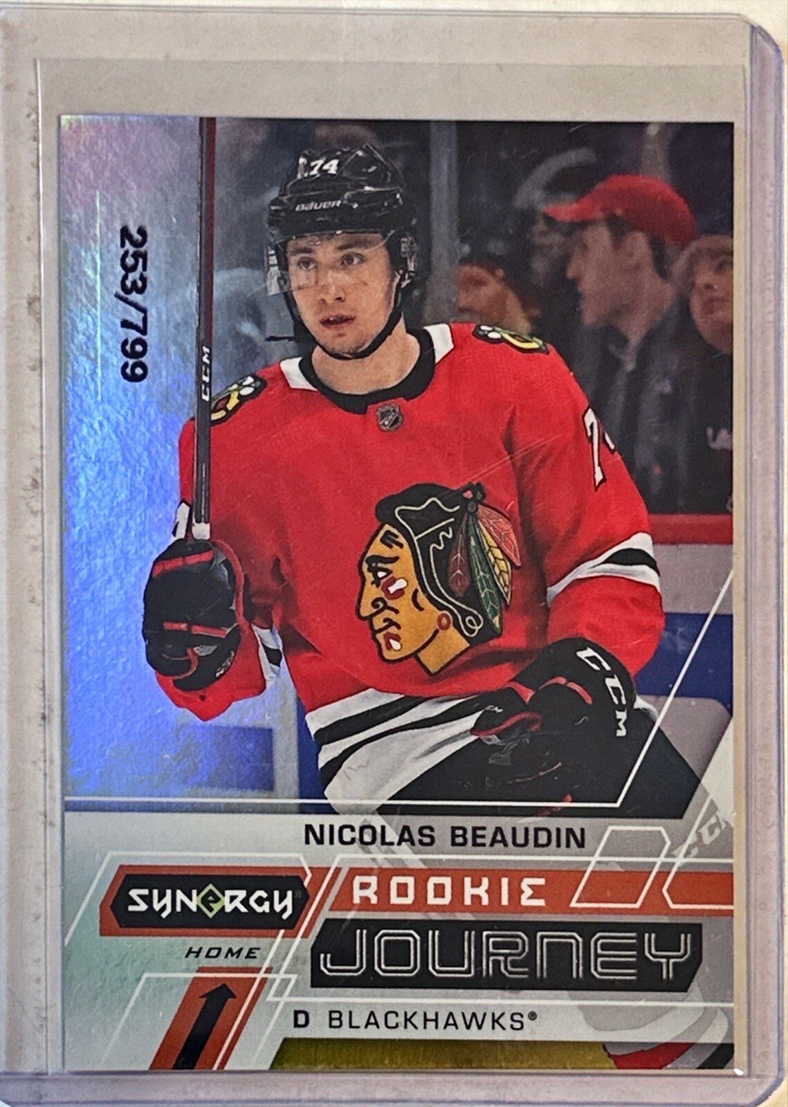 2020-21 Upper Deck Synergy - Rookie Journey Nicolas Beaudin #RJ-NB Home ...
