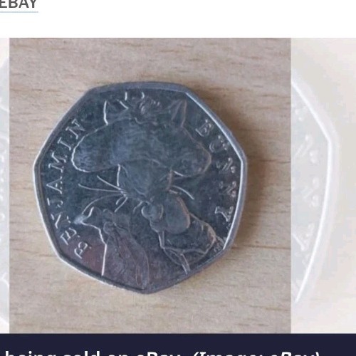 This Benjamin Bunny 50p coin is a great addition to any coin collection ...